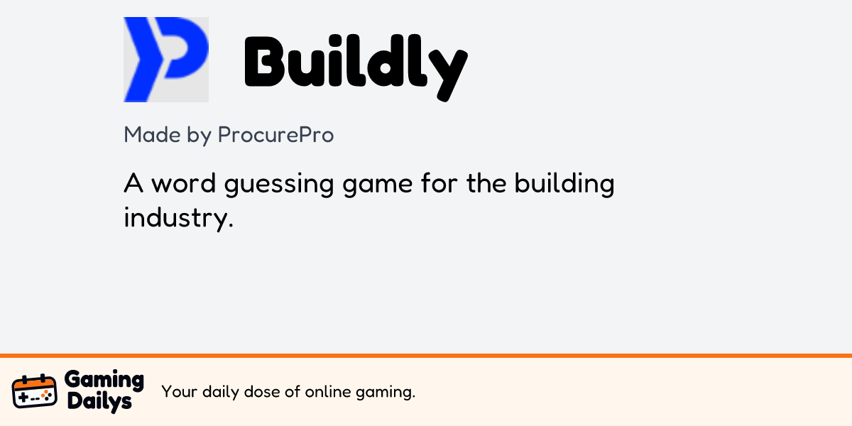 Buildly | Gaming Dailys