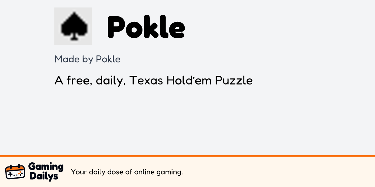 Pokle | Gaming Dailys